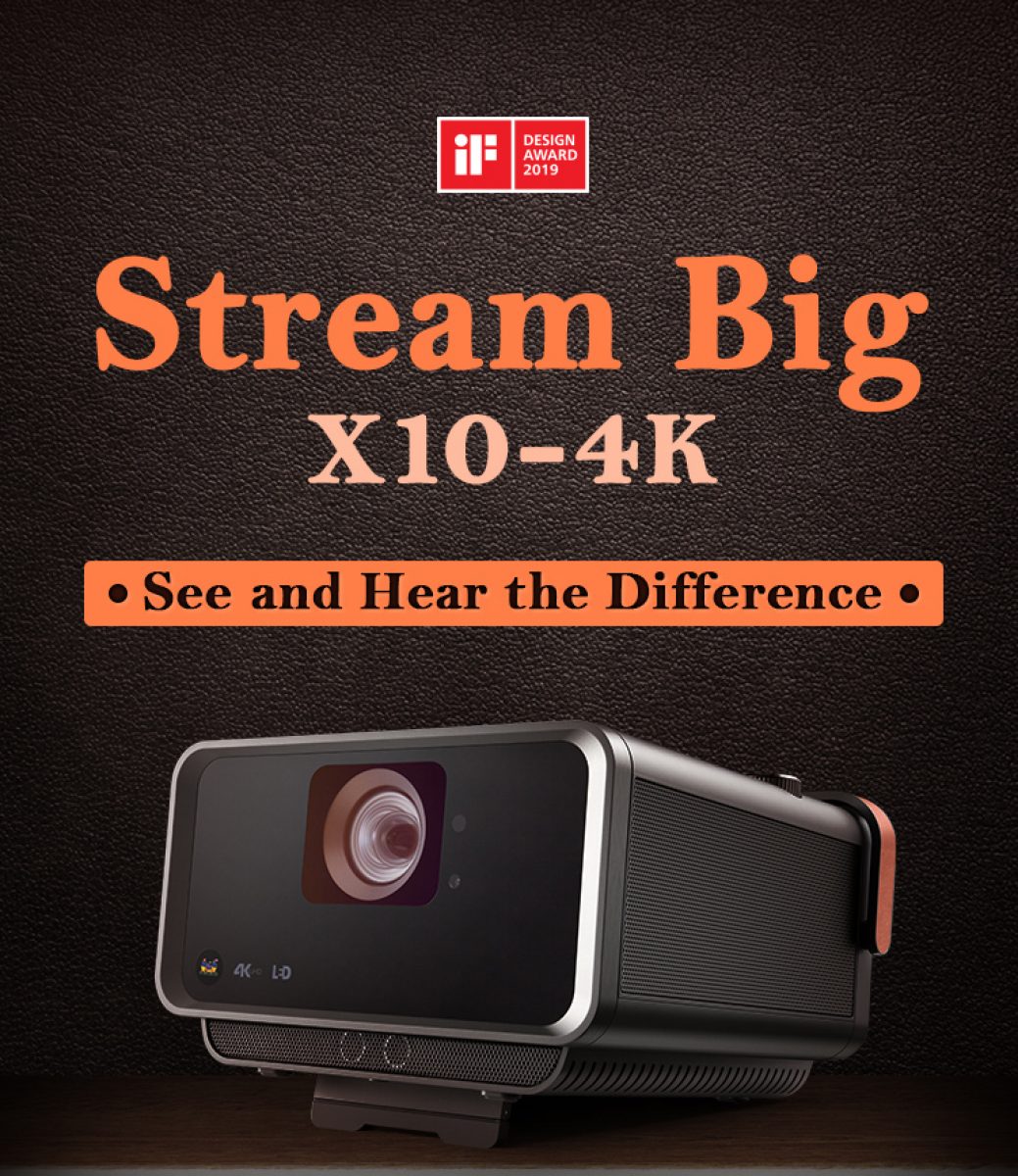 ViewSonic X10-4K 短投便攜4K UHD LED 投影機 - 影屏科技工程有限公司